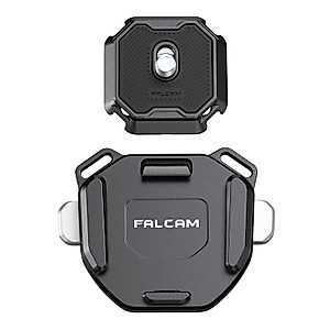 ULANZI F38 Camera Shoulder Strap Mount Quick Release for Shoulder Straps Kit V2, QR Plate Camera Tripod Mount Adapter Capture Camera Clip for Camera to Shoulder Strap Quick Mount/Release