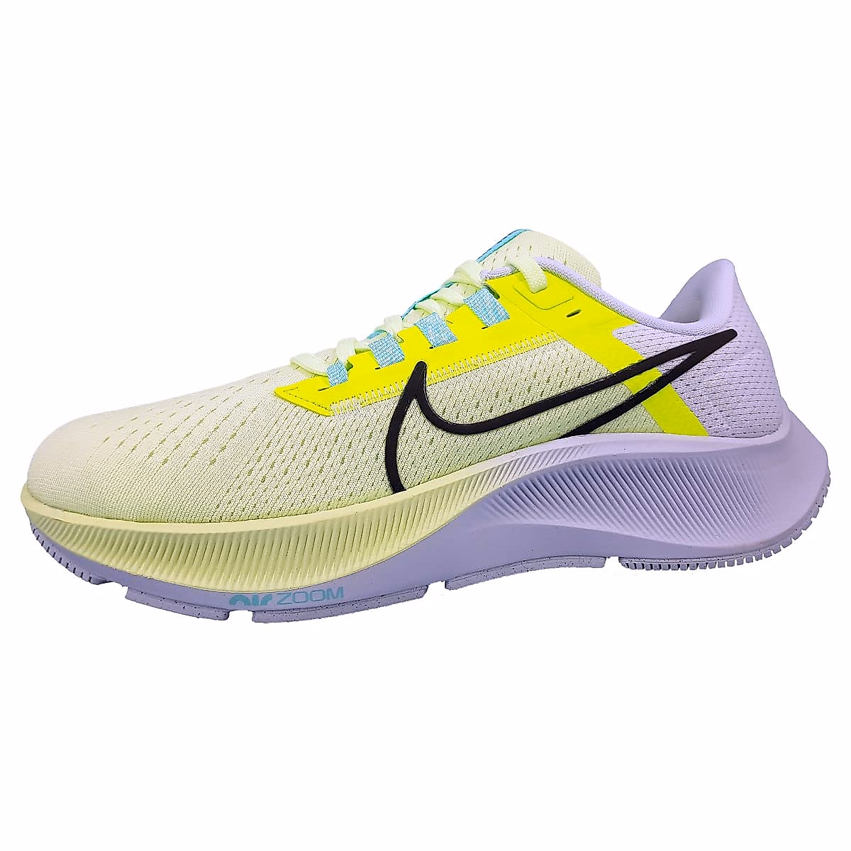 Nike Womens Air Zoom Pegasus 38 Running Trainers CW7358 Sneakers, Barely Volt/Black 700, 9