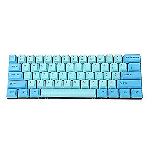 YMDK 61 ANSI 60% Custom Keycaps OEM Profile Thick PBT KEYCAP Suitable for Cherry MX Switches Mechanical Gaming Keyboard GK61(ONLY KEYCAP)