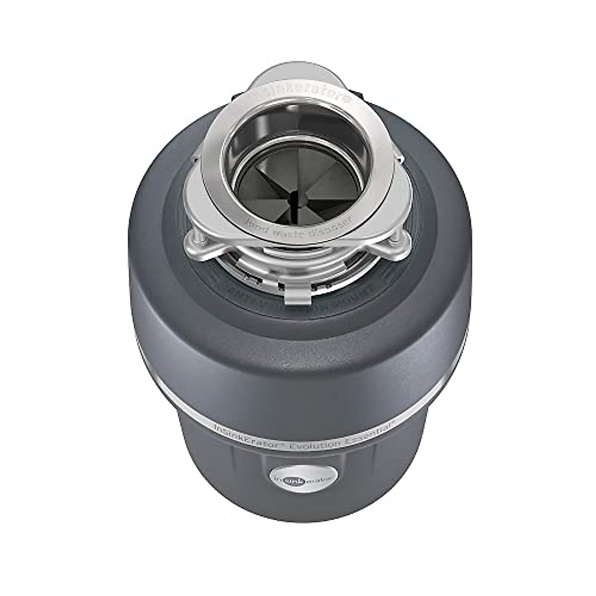 InSinkErator Garbage Disposal with Power Cord & Air Switch, Evolution Essential XTR, Quiet Series, 3/4 HP Continuous Feed, Gray