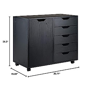 Winsome cabinets Wood Halifax Storage/Organization, Black