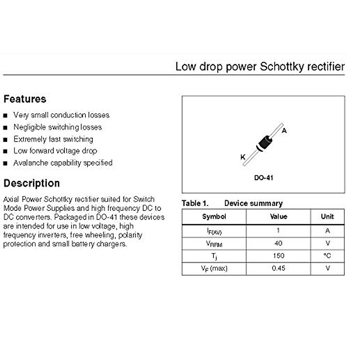 AMX Solar Diodes - Solar Panel Blocking Diodes and Bypass Diodes for Mini Solar Cell Project Connections up to 20v 1000ma - 1N5817 - Pack of 20