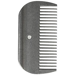 Partrade 077271 Mane Comb for Horses Silver, 4inch