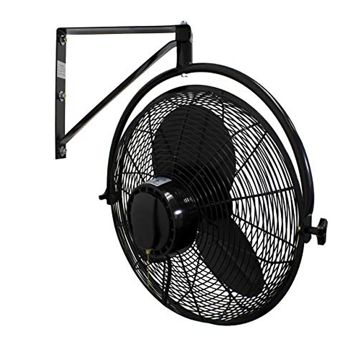 Air King 9020 1/6 HP Industrial Grade Wall Mount Fan, 20-Inch,Black & 9314 14-Inch Industrial Grade High Velocity Multi Mount Fan,Black