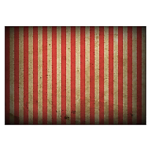 Allenjoy 7x5ft Evil Halloween Circus Carnival Backdrop for Festival Red and White Stripes Yellowing Bloody Splatter Party Decor Horrorible Prom Portrait Photography Background Photobooth Studio Props
