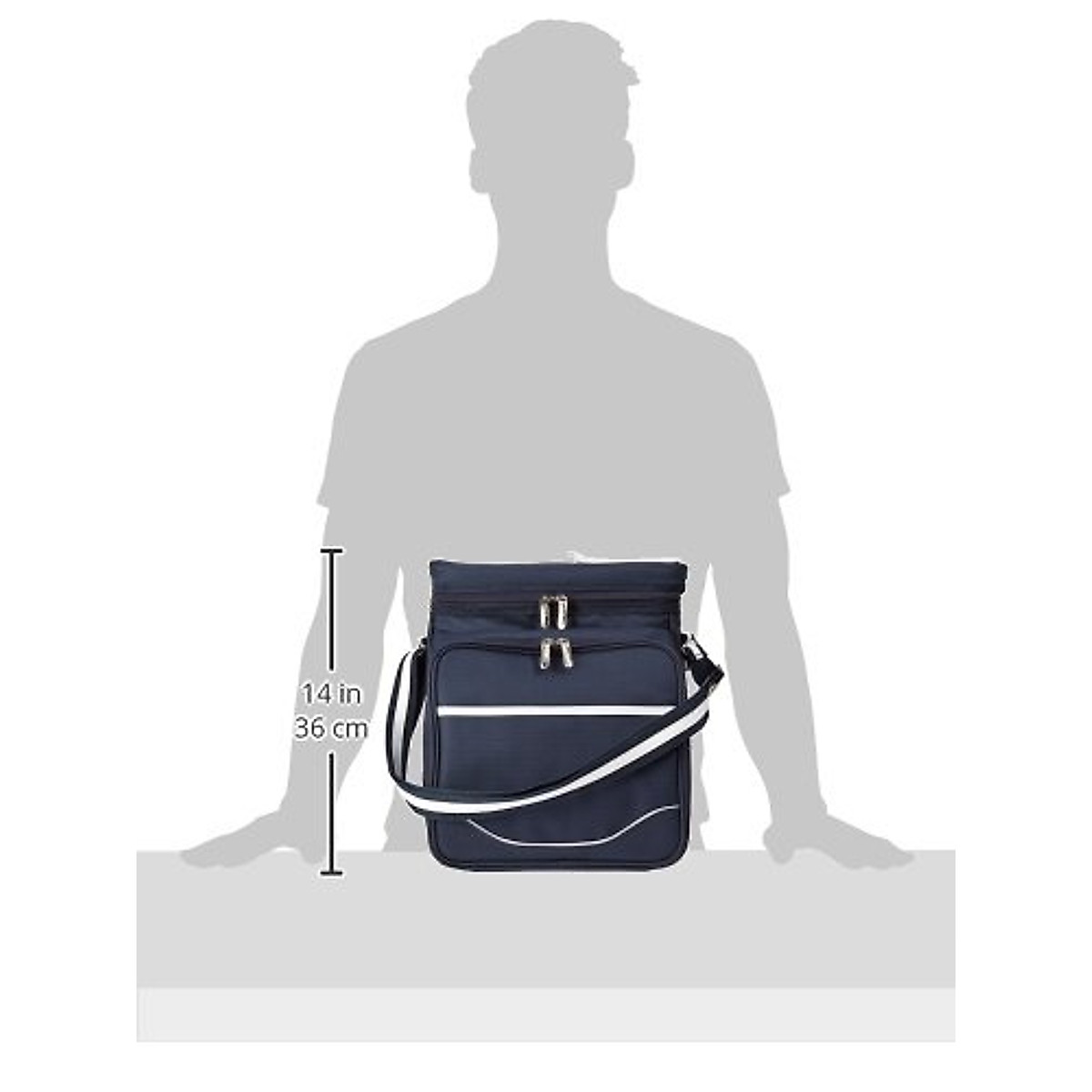 Picnic at Ascot Original Insulated Picnic Basket/Cooler Equipped with Service for 2- Designed, Assembled & Quality Approved in the USA