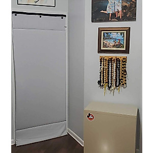 Audimute isolé Sound Barrier and Sound Absorption Sheet | MLV Sound Blocker - Block Sound | Soundproofing Sheet - Sound Blanket - Reduce Noise - Acoustic Foam Alternative | - (Black)