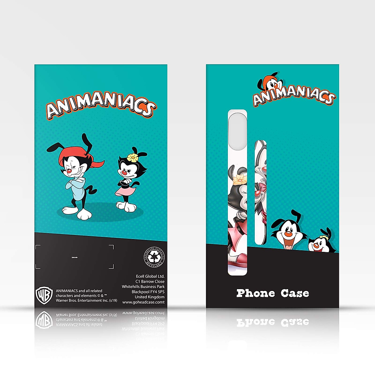 Head Case Designs Officially Licensed Animaniacs Group Graphics Leather Book Wallet Case Cover Compatible with OnePlus Nord N20 5G