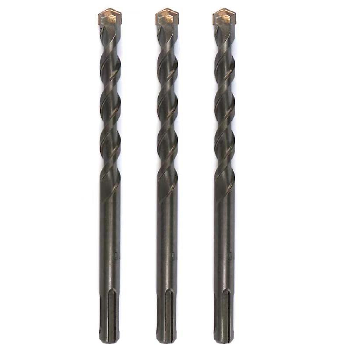 3PCS, SDS Plus Rotary Hammer Drill Bits, 1/2"x6"