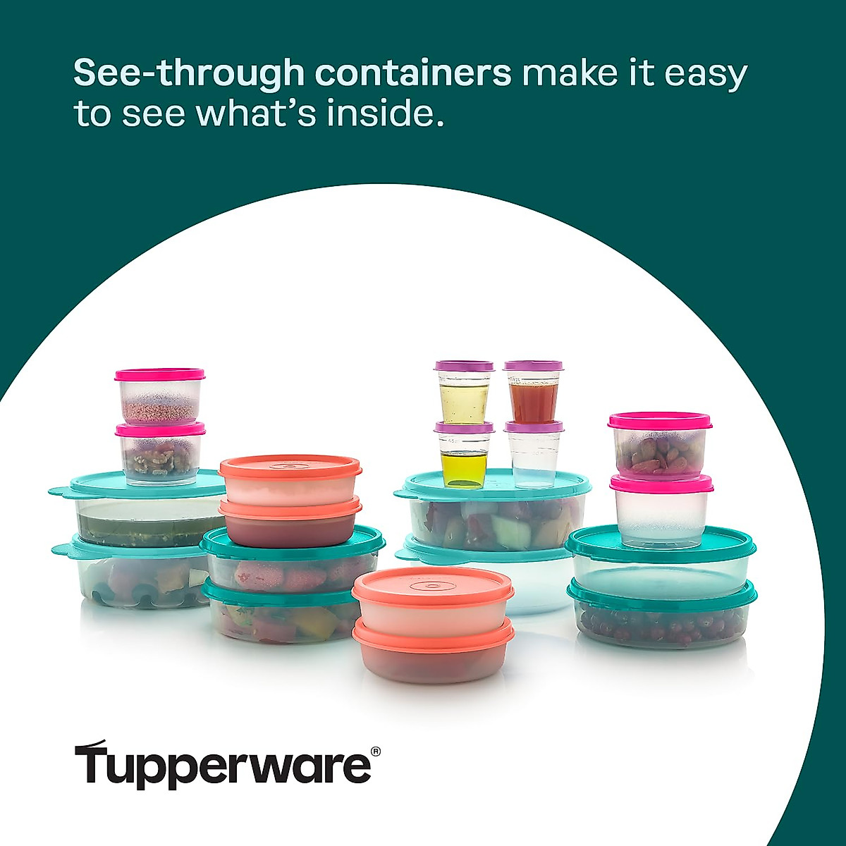 Tupperware Smartest Start 40 Piece Set, Dishwasher Safe and BPA Free (20 Containers, 20 Lids)