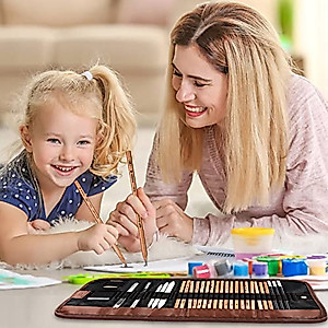 YunQiDeer Drawing Pencils, Sketch Pencils Art Supplies Kit for Kids Adults, Professional Sketching Art Graphite Charcoal Pencils Set