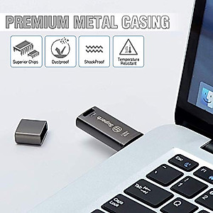 AXE MEMORY Superb 64GB USB 3.1 SuperSpeed Flash Drive, Metal Casing, Optimal Read Speeds Up to 400 MB/s. Write Speeds Up to 115 MB/s