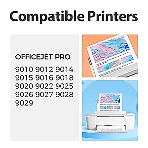 OA100 962XL Ink Cartridges Combo Pack Remanufactured Ink Cartridge Replacement for HP 962XL 962 XL for OfficeJet Pro 9015, 9010, 9018, 9025, 9020, 9012 (Black, Cyan, Magenta, Yellow, 4-Pack)