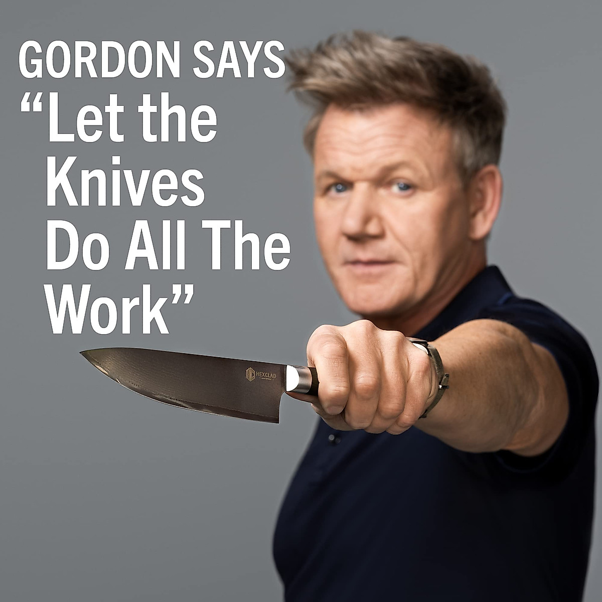 HexClad 22 Piece Hybrid Stainless Steel Cookware Set With 6 Pans, 6 Pots, Mixing Bowls, 6 Knives and 12 Inch Griddle, Dishwasher Safe