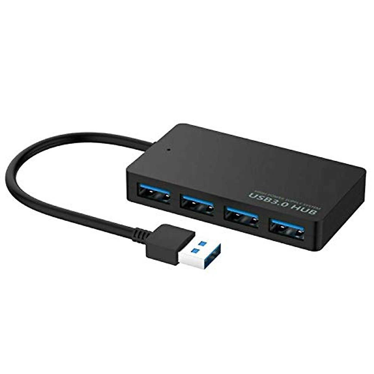 Tec-Digi USB Hub 3.0, 4-Port Ultra-Slim USB 3.0 Hub Portable Adapter High Speed Expansion Multi USB Hub Splitter Lead Adapter Cable for PC Laptop, Desktop, PS3, Xbox, Wii, MAC, Notebook, MacBook, Etc