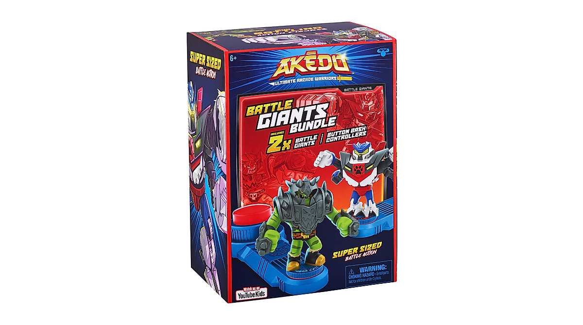 Akedo Battle Giants Pack - Ultimate Arcade Warrior Action Figures