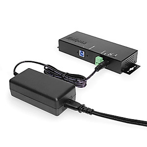 7 Port USB 3.1 Gen1 Hub 15KV ESD Surge Protection w/Power Adapter