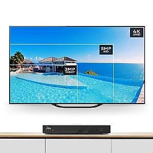 H.VIEW (16ch 4K/8mp/6mp/5mp/4mp/3mp/1080p/720p) Network Video Recorder, 16ch (16-Port PoE) nvr- Supports up to 16 x 4K IP Cameras, Hard Drive Not Included (Supports up to 2x10 Terabytes HDD)