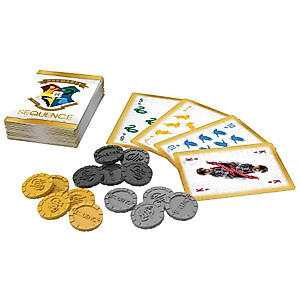 Harry Potter Sequence Board Game - Five-in-A-Row Fun for Everyone - Featuring Witches and Wizards from Harry Potter by Goliath