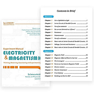 Teenii STEM Electricity & Magnetism Kit - Electromagnetism Experiments for Kids Age 8-16