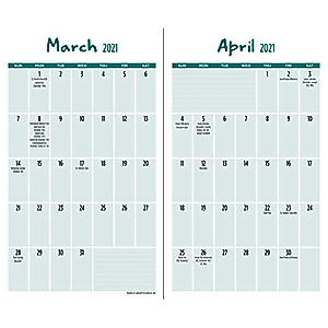 Thoughts of Dog 16-Month 2020-2021 Weekly/Monthly Planner Calendar