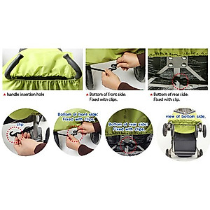 Manito Elegance Plus Stroller Weather Shield/Rain Cover, Gray