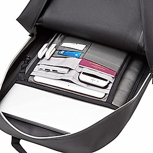 KNOMO Harpsden 15" Waterproof Laptop Business Backpack Lightweight Computer Dry Bag Waterproof Zipper Black