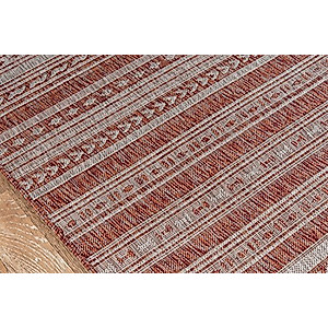 Novogratz Villa Collection Tuscany Indoor/Outdoor Area Rug, 3'3" x 5'0", Copper