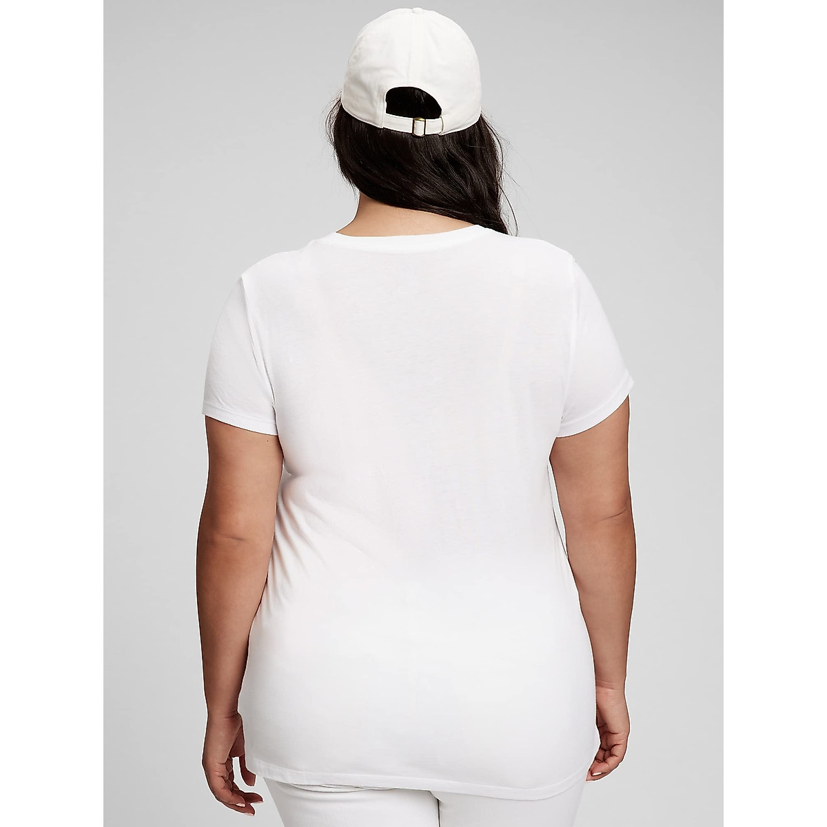 GAP Womens 2-Pack Crewneck Favorite Tee T-Shirt, True Black, Medium US