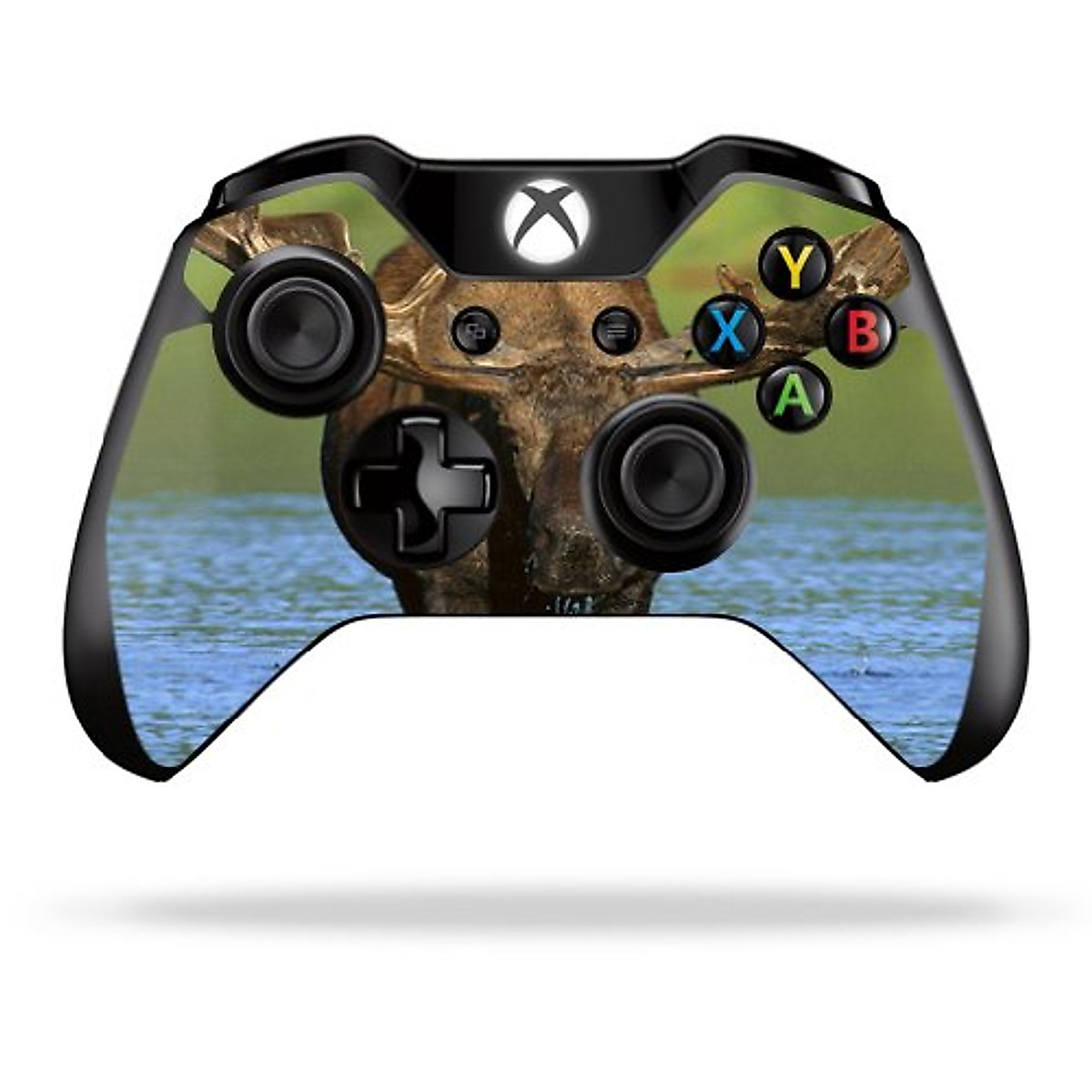 Protective Vinyl Skin Decal Skin Compatible with Microsoft Xbox One/One S Controller wrap Sticker Skins Moose