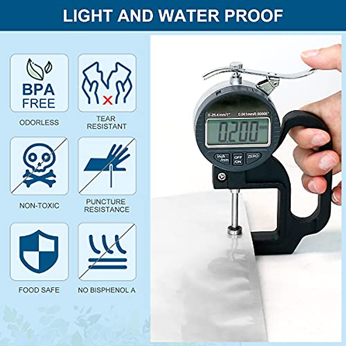 SumDirect Mylar Bags for Food Storage - 100 Pack 6x9 Inches Square Heating Cooking Pouches Heat Sealable Mylar Bag for Long Term Food Storage (Silver)