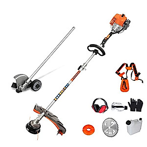 PROYAMA 26cc Weed Eater/Wacker Gas Powered, 2-Cycle Gas String Trimmer/Edger, 3 in 1 Brush Cutter with 17’’ Cutting Path, Grass Trimmer Light Weight