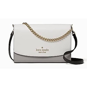 Kate Spade Carson Convertible Crossbody Handbag With Card Case (Nimbus Grey)