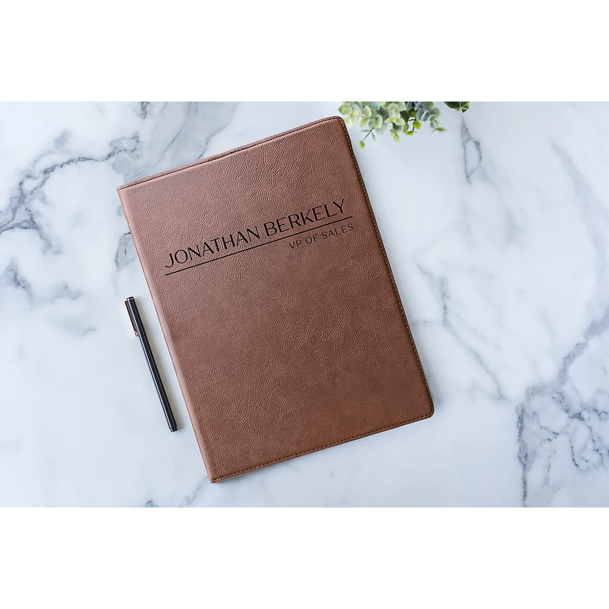 Personalized Padfolio. Professional Business Gifts. Custom Padfolio. Corporate Business Portfolio Organizer Folder. Custom Notepad Holder With Magnetic Closure. Teacher Gift. Engraved Simple Notepad