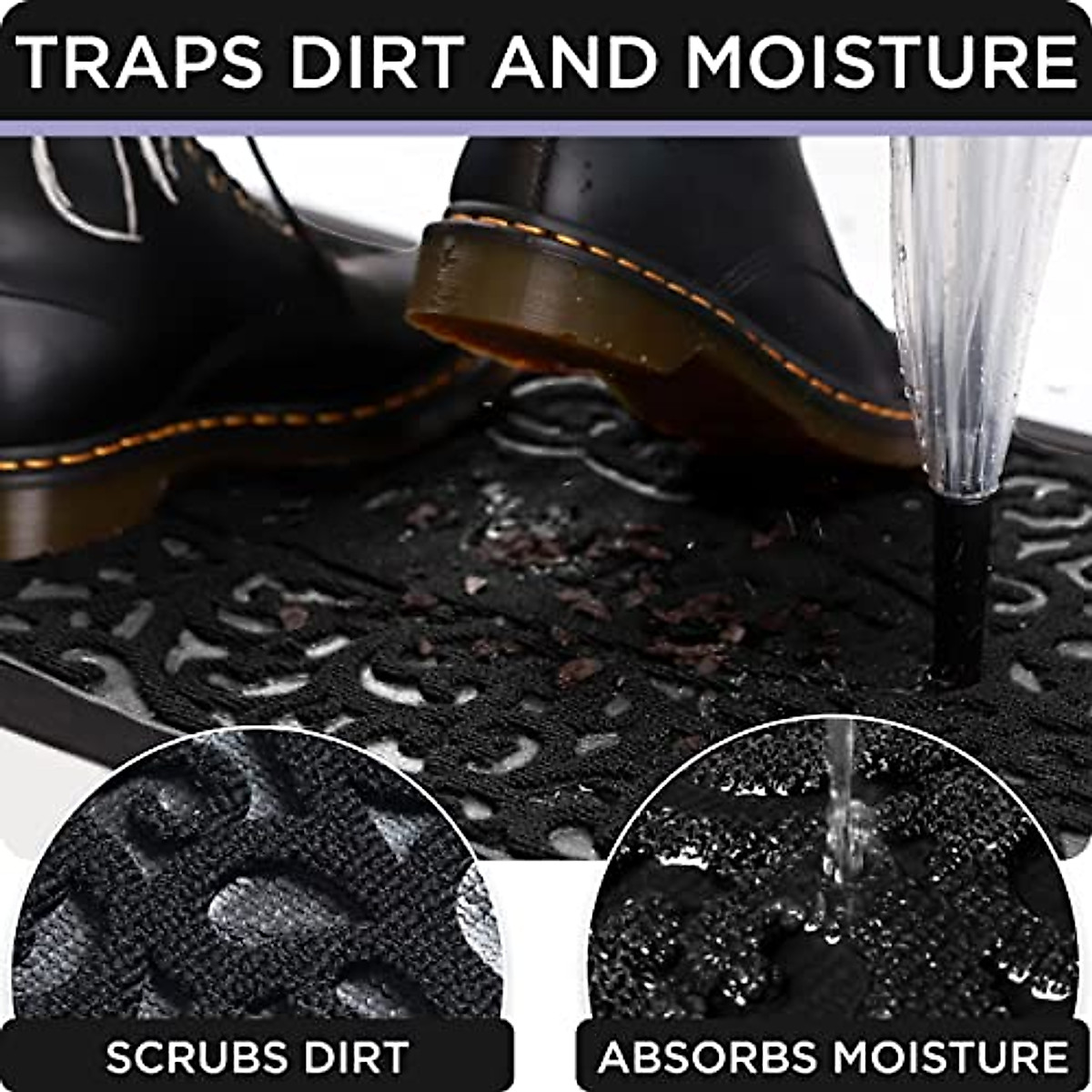 ubdyo Door Mat - Absorbent Door Mats - Front Door Mat - Doormat - 30x17 - Welcome Mat - Welcome Mats - Mat - Door Mats - Entryway - Door Mat