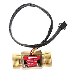 Gatuida 4 Hall Flow Meter Water Purifiers Water Clarifier Water+Dispenser Water Machine Dispenser Waterer Turbine Flow Meter Water Flow Sensor Water Meter Cfm Meter Water Flow Meter Golden