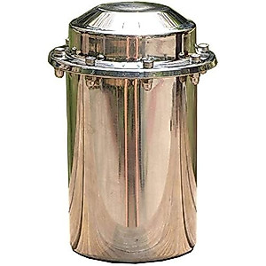 RISEDC Time Capsule Container Waterproof Stainless Steel Lock Future Graduation Gift Storage Goods 20cm/7.9inch