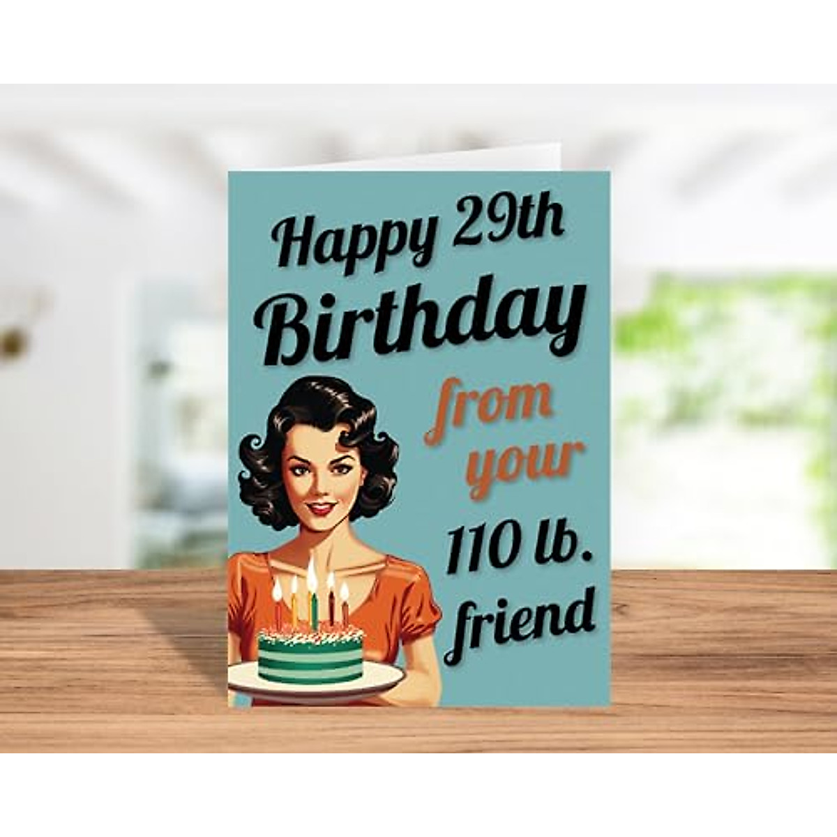 Katie Doodle - Funny Best Friend Birthday Card - Great for 30th, 40th, 50th, 60th, 65th, 70th, 75th, 80th, 90th Birthday Gifts for Women Her Friendship - Includes 5x7 inch Card & Envelope