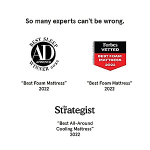 Tuft & Needle 2022 Mint Medium Firm Twin XL Size Adaptive Foam Mattress in a Box, Cooling Pressure Relief, Supportive, 100 Night Trial, Fiberglass Free, CertiPUR-US, 10-Year Limited Warranty