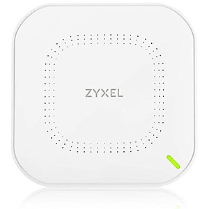 Zyxel WiFi 6 AX1800 Wireless Gigabit Access Point | Mesh, Seamless Roaming, & MU-MIMO | WPA3-PSK Security | Cloud, App or Direct Management | POE+ or AC Powered | AC Adapter Included | NWA50AX