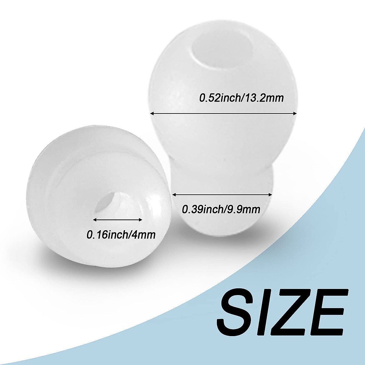 Silicone Ear Tips Replacement for MDF &Littmann Stethoscopes - Universal Soft Fit Littman Earpieces Snap Tight Soft Sealing Ear Pieces,Cardiology IV Parts & Littmann Stethoscope Parts