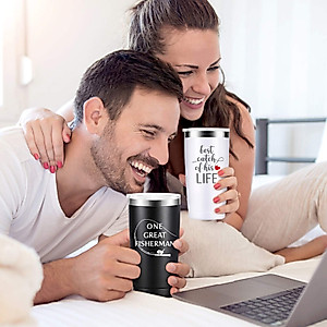 Wedding Anniversary for Couple Friend Lovers Cups Stainless Steel Wine Tumbler Travel Mug with Straw and Lid,2 Pack (4.blackwhite)