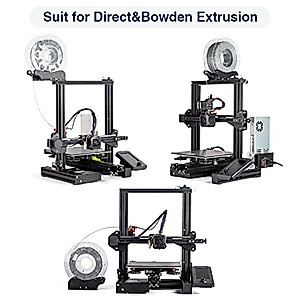 UniTak3D Ender 3 Metal Filament Spool Holder Upgrade Adjustable Roller Bracket with Bearing for TPU/PLA/ABS/PETG/Nylon/Wood Filament for Creality Ender 3 V2,Ender 3 Pro,Ender 5,CR10 3D Printers