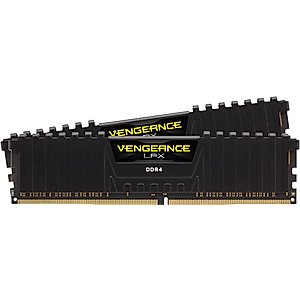 CORSAIR VENGEANCE LPX DDR4 RAM 32GB (2x16GB) 3600MHz CL18-22-22-42 1.35V Intel AMD Desktop Computer Memory - Black (CMK32GX4M2D3600C18)