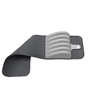 Treasure Gurus Non Slip In Drawer Knife Mat Kitchen Silverware Storage Utensil Holder Home Bin Organizer