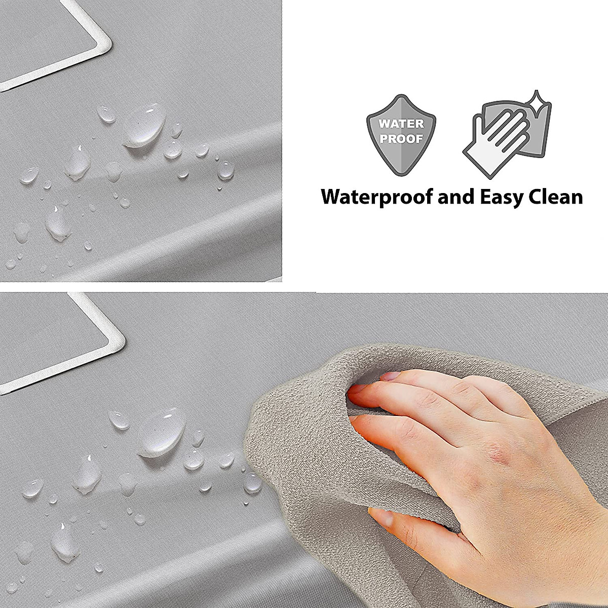 Reamo Laundry Hamper with Wheels Basket Sorter 3 Section Laundry Separator Hamper Laundry Divider Hamper with 26'' × 13.77'' x 28.7'' Washing Storage Dirty Clothes Bag for Bathroom Bedroom Home