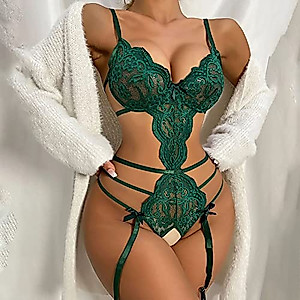 Silky Satin Nightgown for Women 2t Zipper Pajamas Lace Lengerie Nightwear Warm Pyjamas Girls Summer Pajamas Green