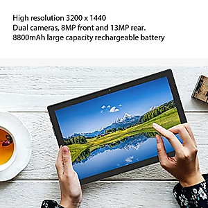 LBEC 4G Calling Tablet, 3200x1440 10.1 Inch Tablet for Home (Steel Gray)