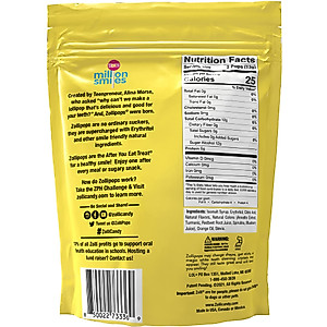 Zolli KETO Pops Sugar Free Lollipop Candy, Vegan, Gluten-Free, Diabetic-Friendly, 5.2oz Resealable Pouch