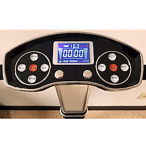 Mini Folding Pro 1500w Dual Motor Vibration Plate Exercise Cardio Workout Fitness Machine - 3 Vibration Modes - BMI